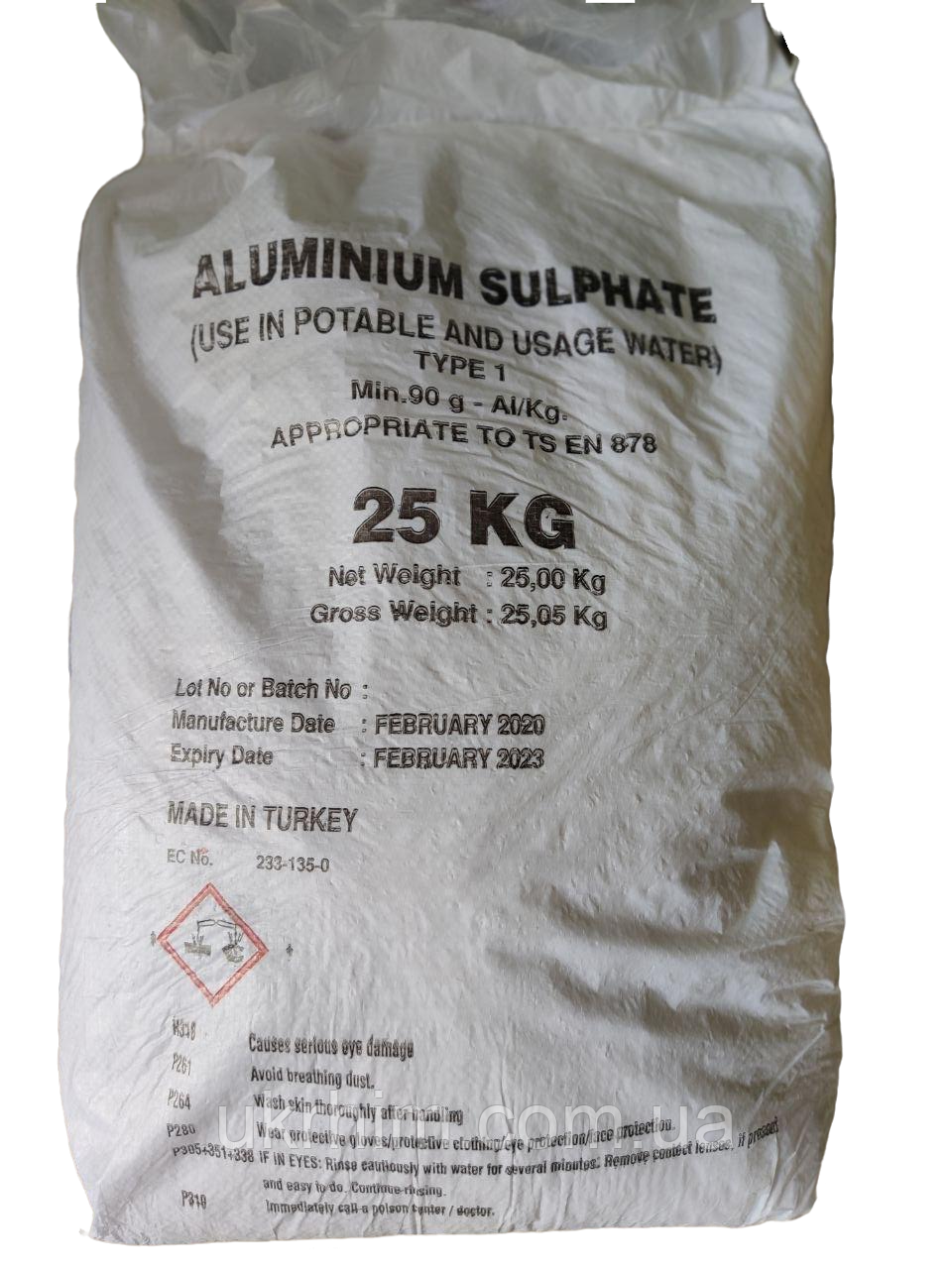 Купить Сульфат алюминия Турция, цена 950 грн — Prom.ua (ID#1195099779)