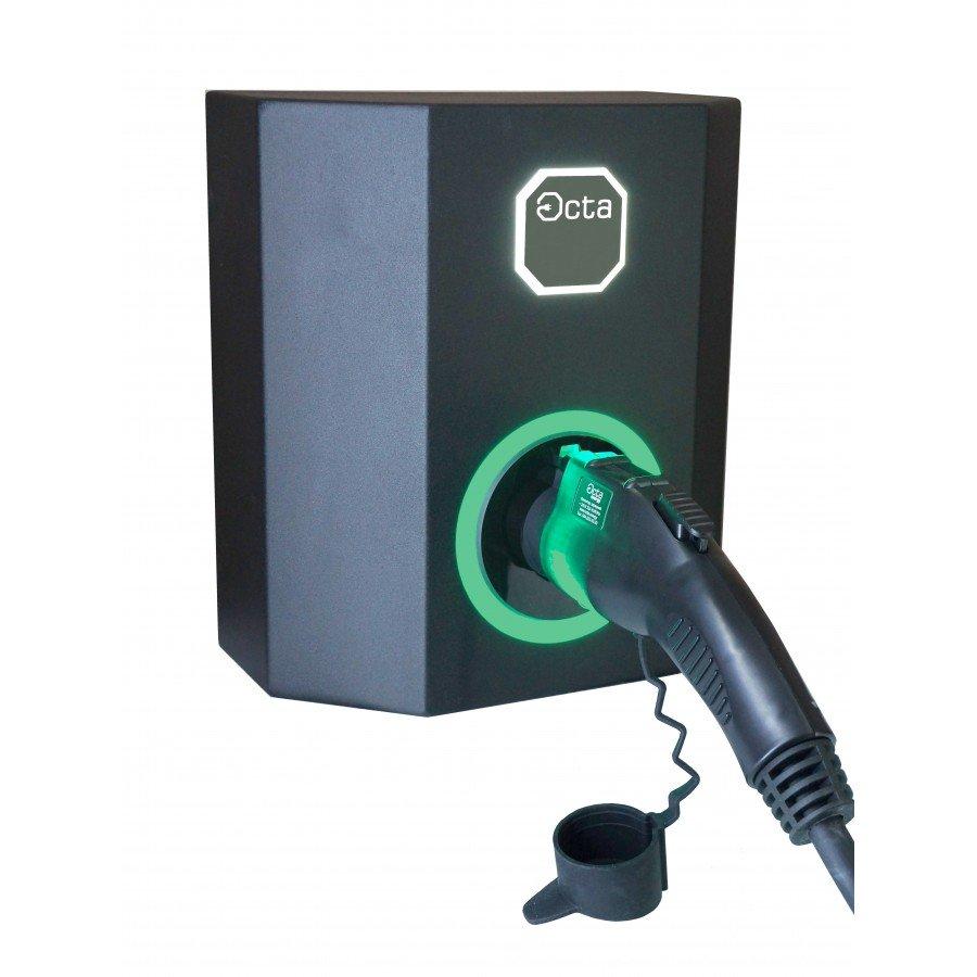 Настінна зарядна станція трифазна для електромобіля Octa Energy на 22 ...