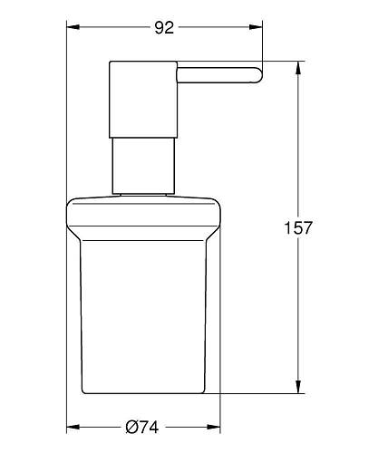 Купить Дозатор для жидкого мыла GROHE Essentials 40394001 настольный на ...