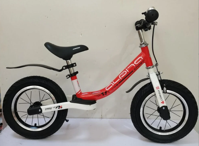 Купить Детский беговел 12 дюймов на надувных колесах с подставкой для ...