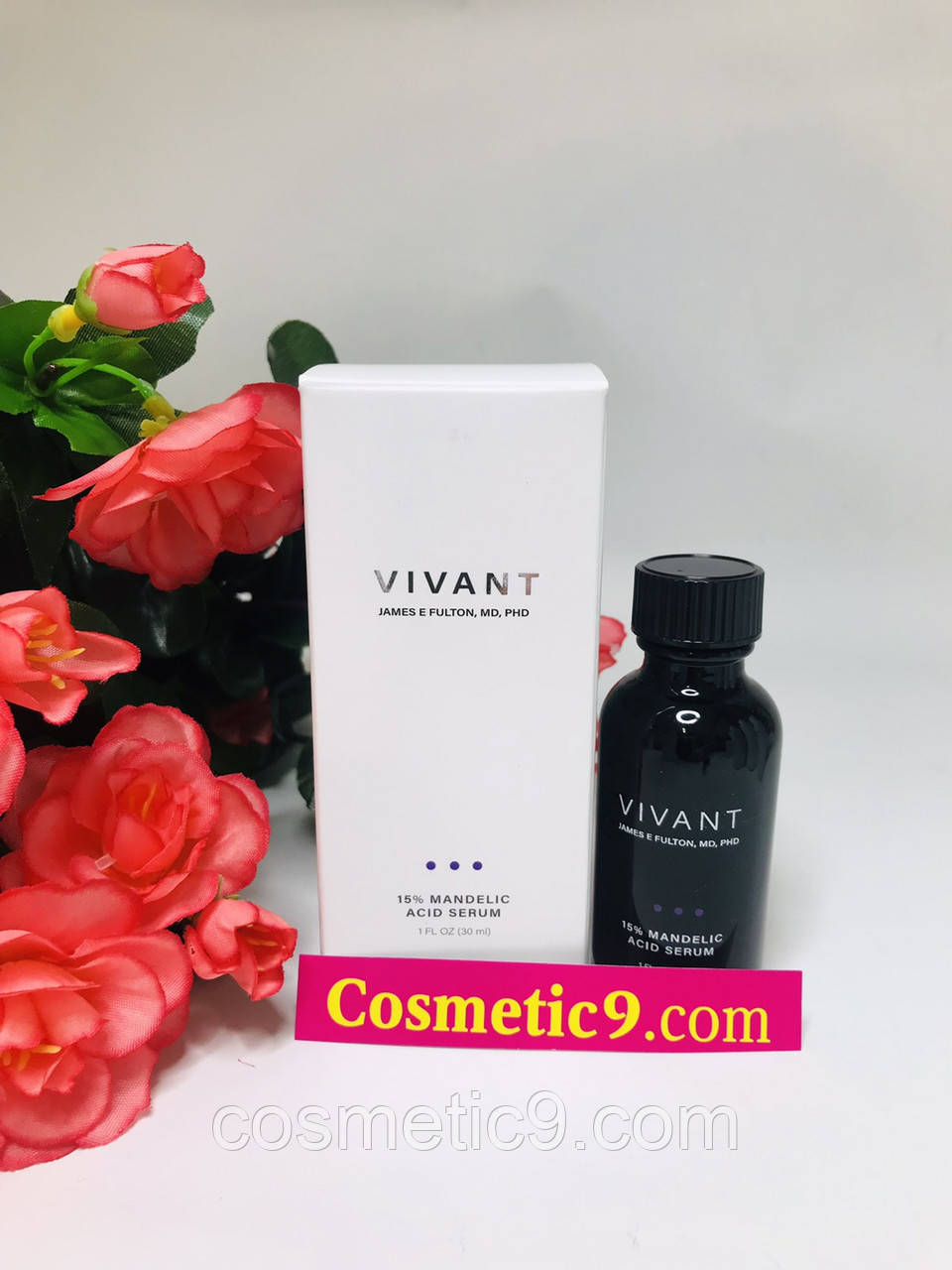 Vivant 15% Mandelic Acid 3-in-1 Serum (Вівант Манделик Асид Серум) 15% Мигдальний до-та ...