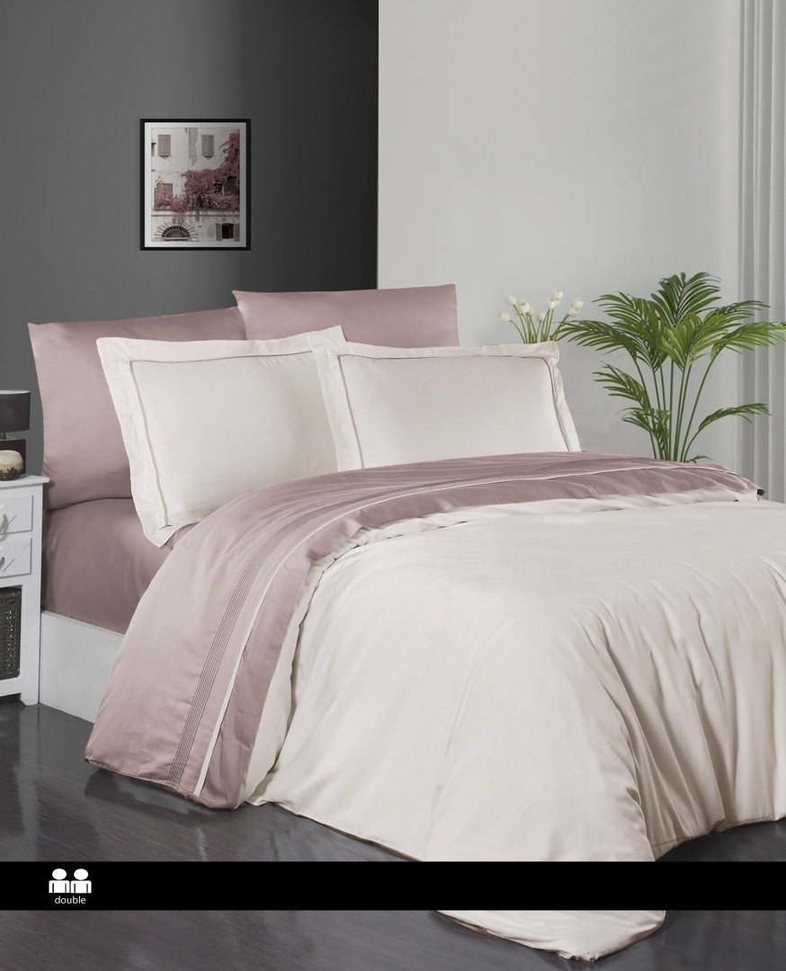 Постільна білизна First Choice Satin Deluxe Євро - Serenity Ivory ...