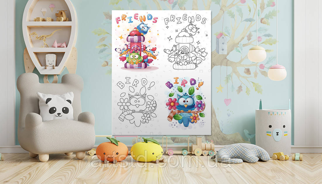 Купить Мега Раскраски Птички Артикул 43019, цена 325 ₴ — Prom.ua (ID ...