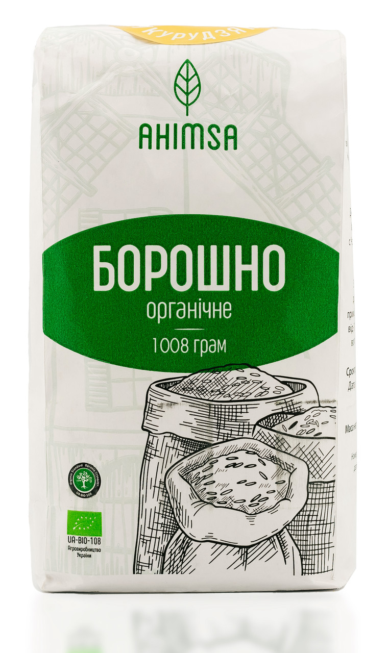Купить Мука кукурузная органическая 1 кг TM Ahimsa, цена 65 ₴ — Prom.ua ...