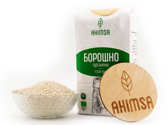 Купить Мука овсяная органическая 1 кг ТМ Ahimsa, цена 94.50 грн — Prom ...