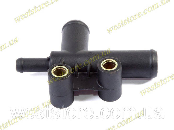 Тройник распределитель системы охлаждения(паравозик) Ланос Lanos 1.5 GM ...