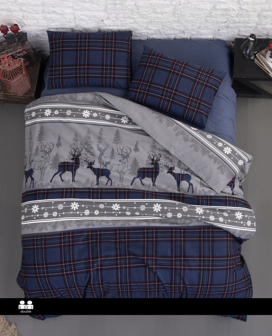 Постільна білизна First Choice Flanel — Happiness Navy Blue - купити за ...