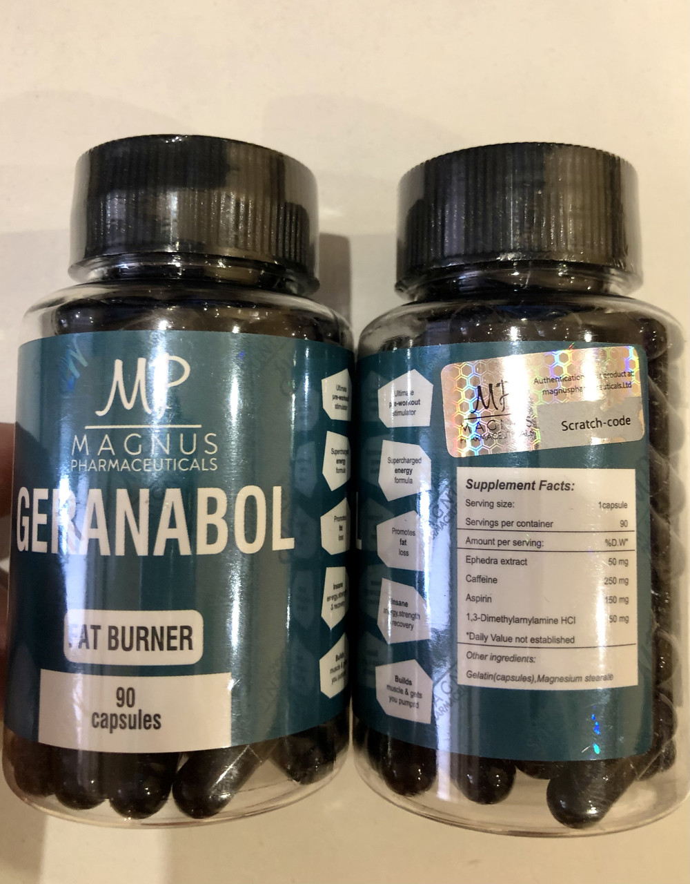 Купити Жироспалювач Geranabol Fat Burner Magnus Pharmaceuticals 90 ...