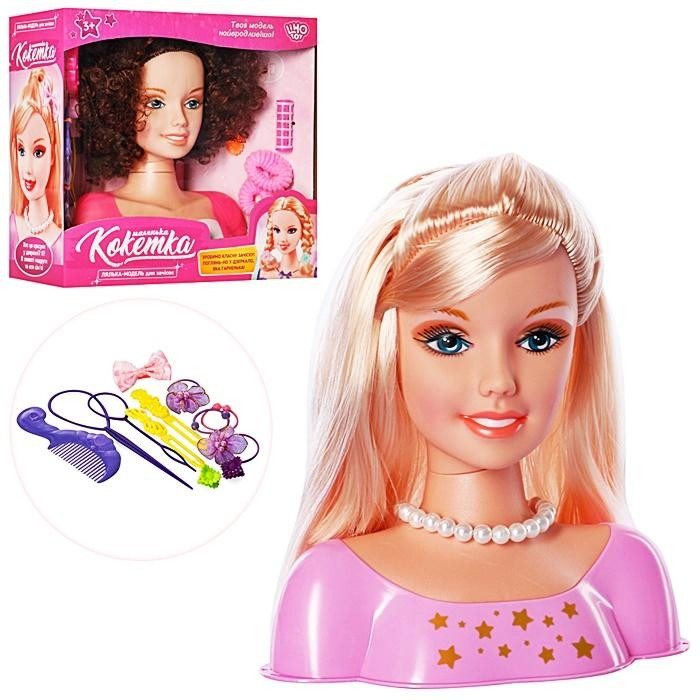 Купить Кукла - голова "Barbie" 868-5-9 2вида, голова для причесок и ...