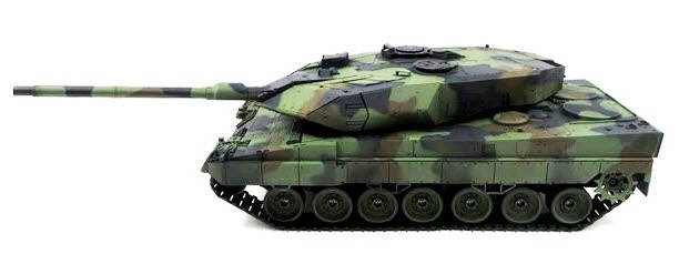 Танк Heng Long 3889 Leopard II A6 2.4GHz 1:16 з пневмопушкою і димом ...