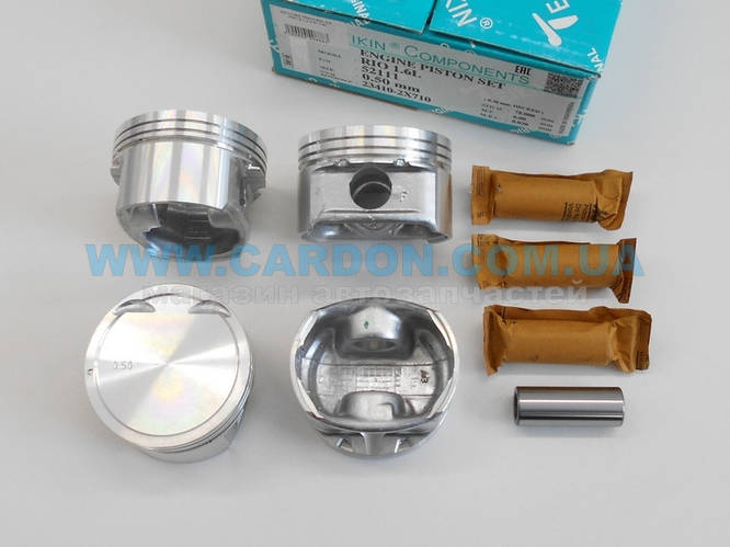 Teikin 52111050 Поршни ремонт (+0.50мм) (к-кт на мотор) Kia RIO 1.6L ...
