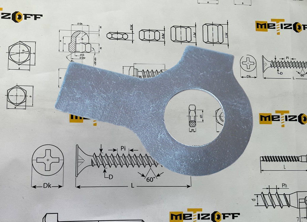 Шайба с двумя лапками Ф6 DIN 463 (ID#1576338343), цена: 1.80 ₴, купить на Prom.ua