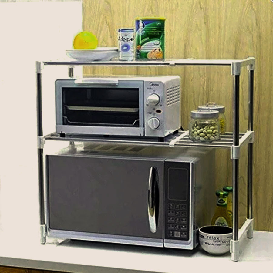 Купить Раздвижная полка для микроволновки и СВЧ настольная подставка ...