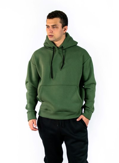 Мужская Худи с Капюшоном на Флисе Толстовка Теплая XS - XXL (42-52 ...