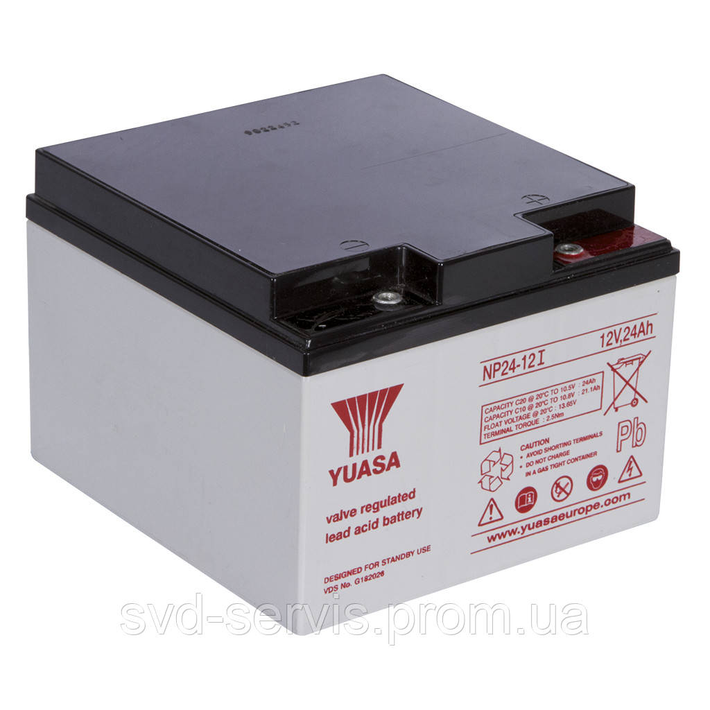Купить Аккумуляторная Батарея для ИБП Yuasa NP24-12 12V 24Ah (164*173 ...