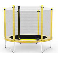 Маленький батут для дома Atleto 152см для маленьких детей малышей ...