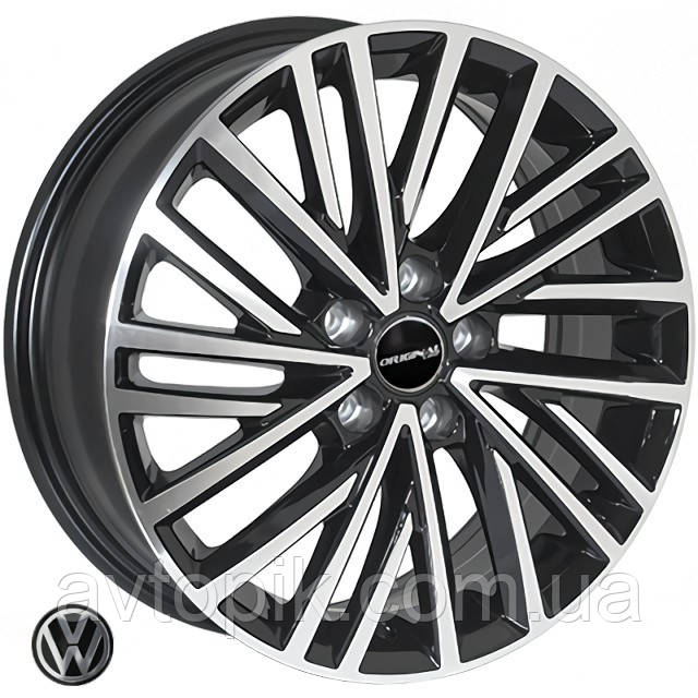 Литі диски ZW Volkswagen (TL1455NW) R16 W6 PCD5x100 ET40 DIA57.1 (BMF ...