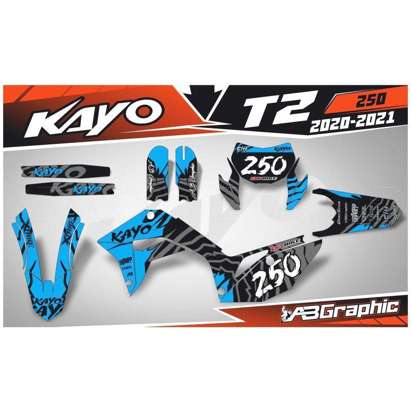 Наклейки на мотоцикл KAYO T2/T4 (172FMM, 2020-2021) 4 (ID#1569449106 ...