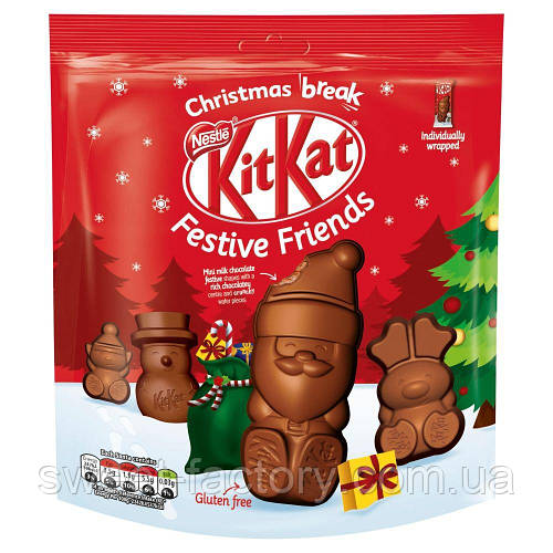Kit Kat Festive Friends 220g, ціна 341 грн — Prom.ua (ID#1577351279)
