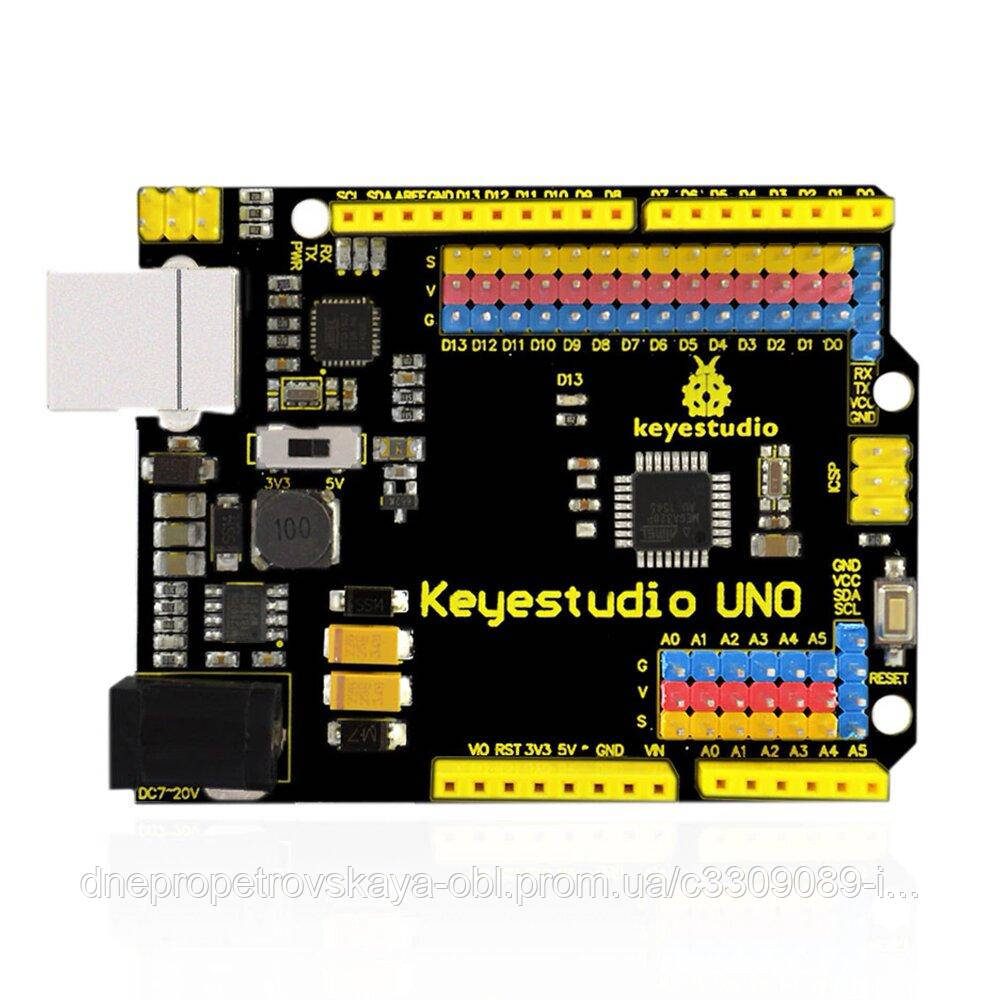 Keyestudio Arduino UNO R3 16U2/SMD, цена 410 грн — Prom.ua (ID#1385253034)