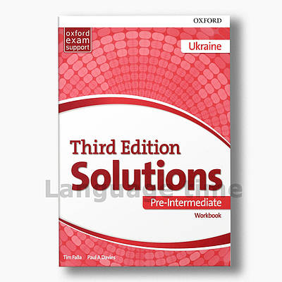 Solutions 3rd edition Ukraine Pre-Intermediate Workbook, ціна: 160 ₴, купити на Prom.ua