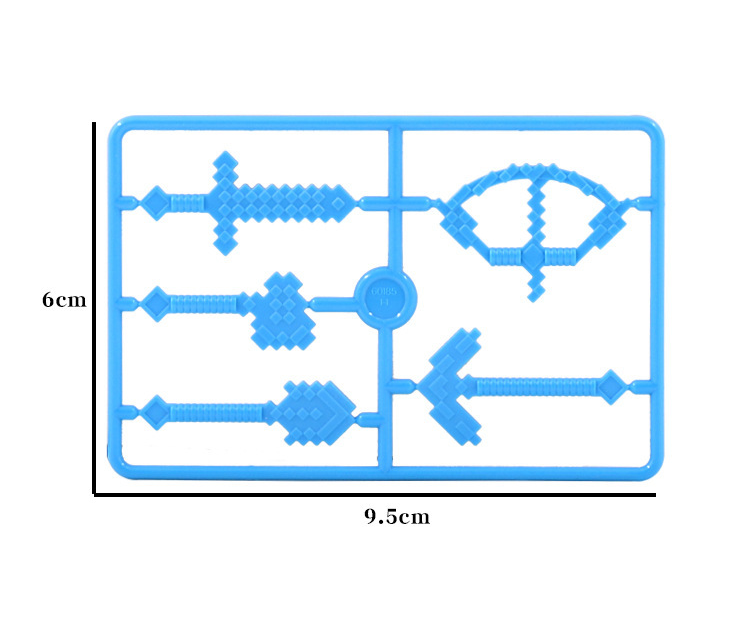 Оружие для Фигурок Майнкрафт Minecraft Аналог Lego Лего Синяя — Купить ...