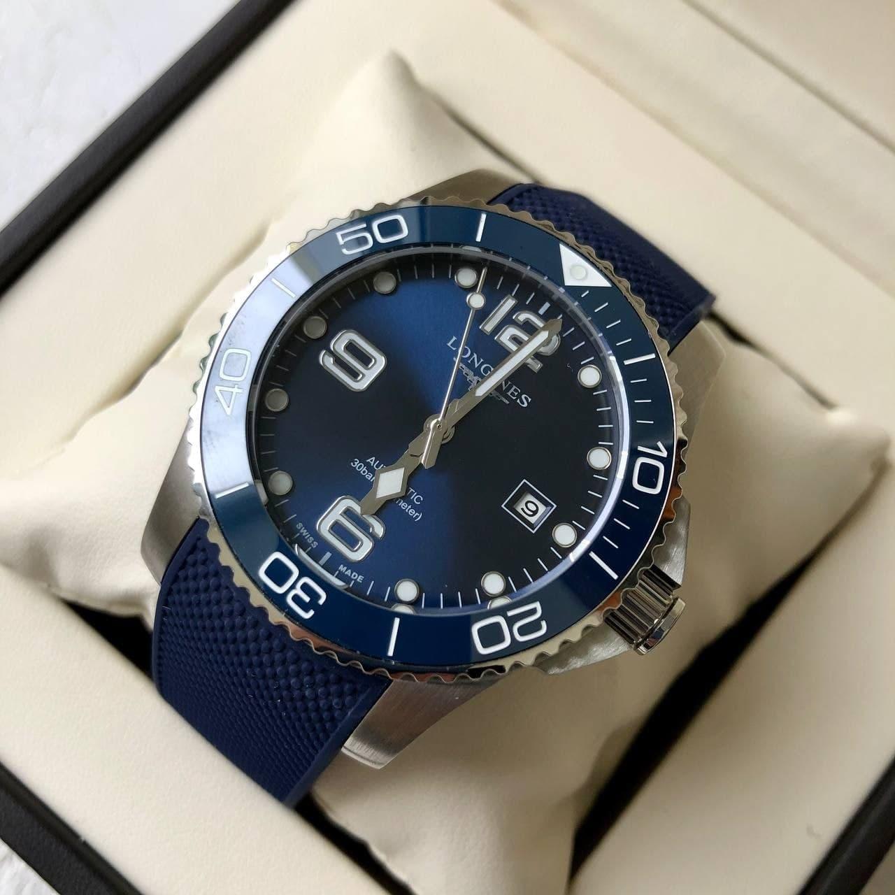 Купить Longines Automatic Blue-Silver, цена 4950 грн — Prom.ua (ID ...