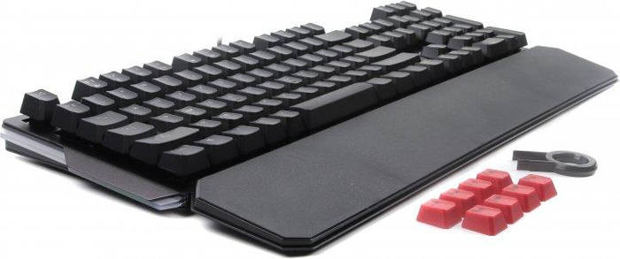 Купить Клавиатура A4Tech Bloody B885N, красные свитчи, черная, USB ...