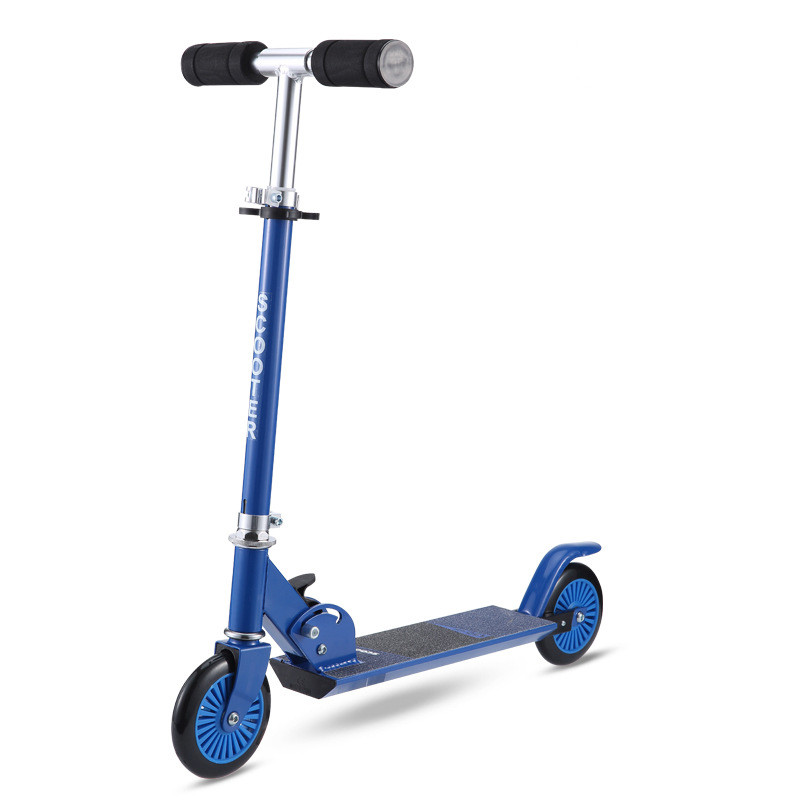 Дитячий двоколісний самокат 307 scooter складаний алюміній ножне гальмо ...
