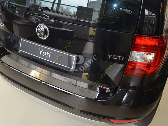 Накладка на бампер "Premium" Skoda Yeti FL 2013-2017 - Шкода Йети, цена ...