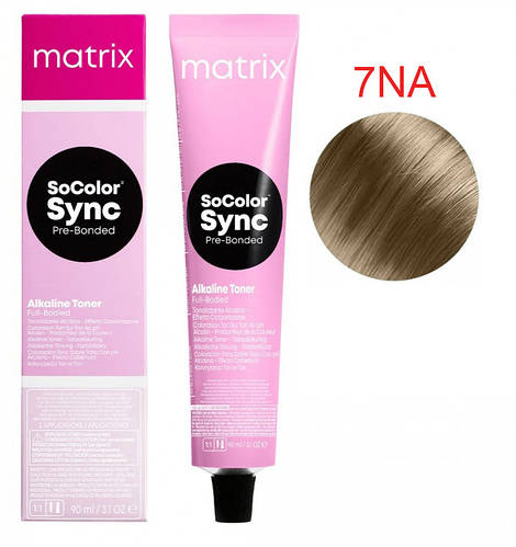 Крем-краска безамиачная для волос Matrix SoColor Beauty 7NA, 90мл, цена ...