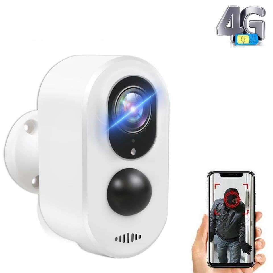 Аккумуляторная 4G Камера Wonsdar Q8-3MP-WH-4G с Защитой от Атмосферных ...