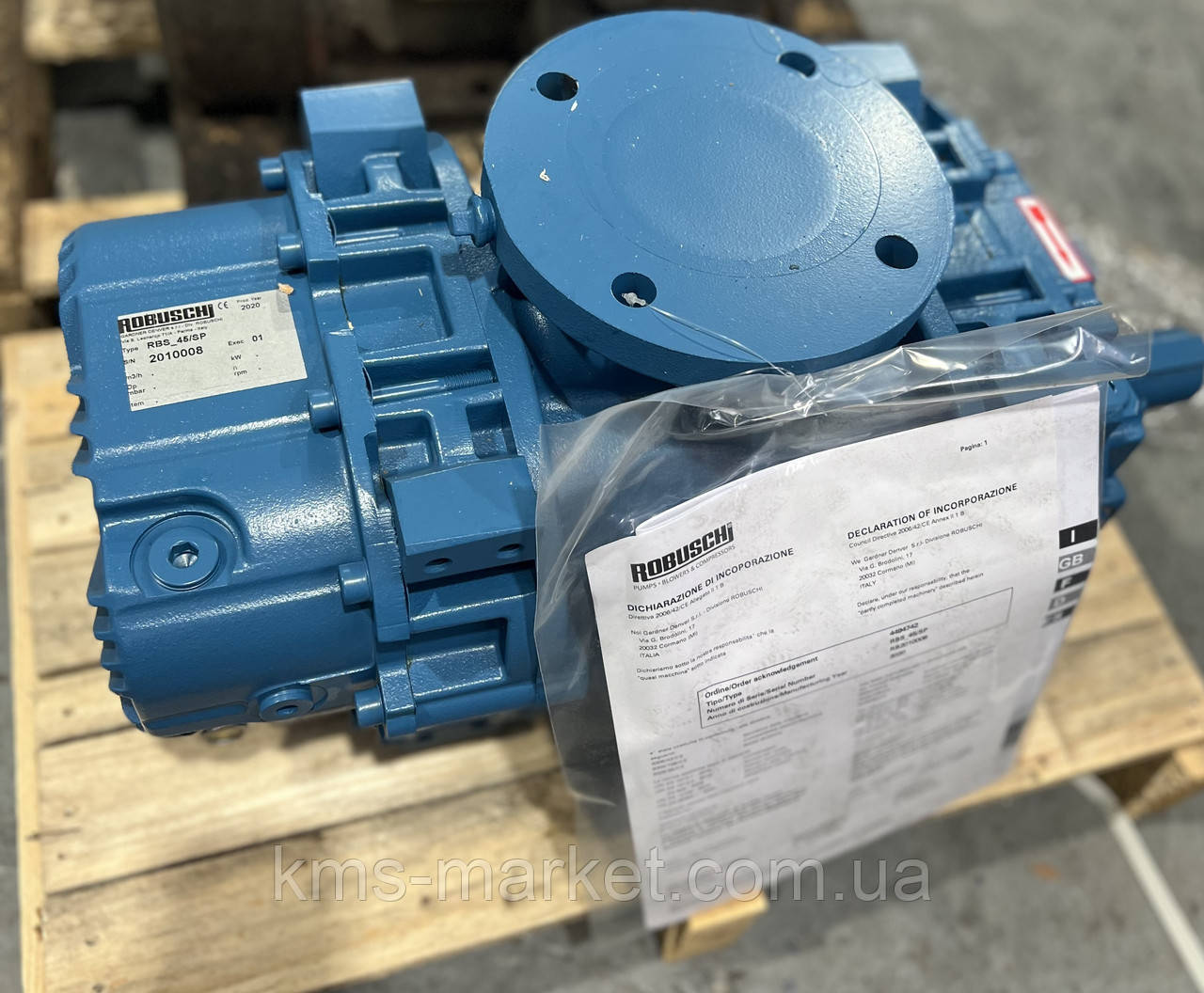 Купить Повітродувку, роторний блок RBS-45/F, RBS-45SP Robuschi в Сумах ...