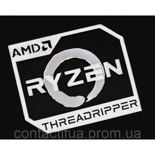 Наклейка AMD Ryzen Threadripper Chrome (metal), цена 79 грн — Prom.ua ...