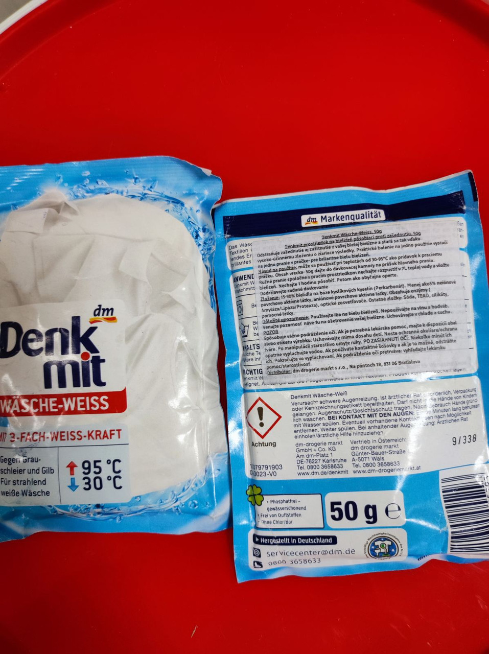 Купить Усилитель стирального порошка Denk mit, 50g. Германия, цена 55 ...
