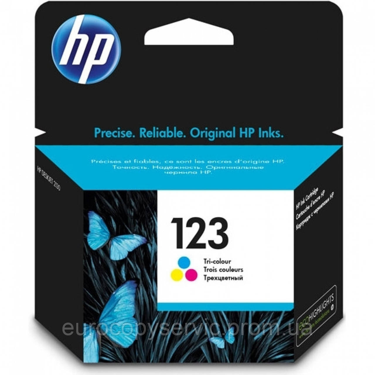 Купити Картридж HP 123 Color (F6V16AE) Original, ціна 687.83 ₴ - Prom ...