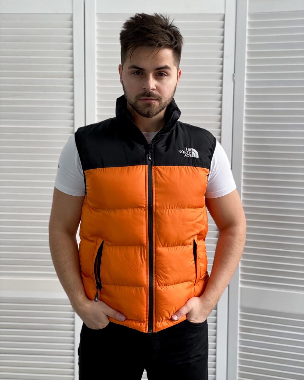 Жилетка Мужская The North Face Оранжевая Тнф Зе Норт Фейс Жилет ...
