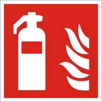 F001 Знак "Вогнегасник" (ДСТУ EN ISO 7010:2019): продаж, ціна у Харкові ...