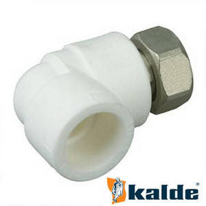 Kalde WHITE Колено с накидной гайкой мет.20х1/2 (30/180), ціна 61.78 ...