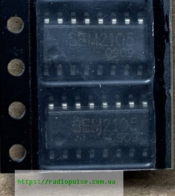 Микросхема SEM2105 , so-16 (ID#1342596479), цена: 52.80 ₴, купить на ...