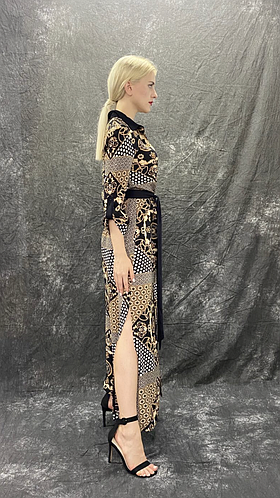 Женское платье халат в стиле Versace, цена 1150 грн — Prom.ua (ID ...