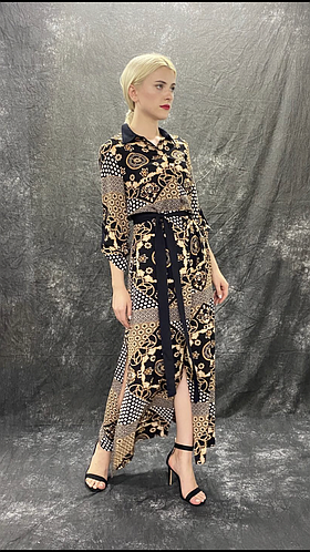 Женское платье халат в стиле Versace, цена 1150 грн — Prom.ua (ID ...