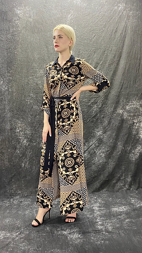 Женское платье халат в стиле Versace, цена 1150 грн — Prom.ua (ID ...