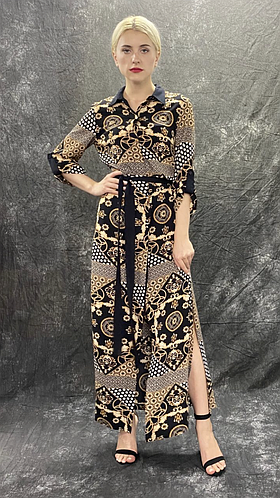 Женское платье халат в стиле Versace, цена 1150 грн — Prom.ua (ID ...