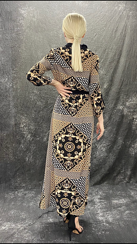 Женское платье халат в стиле Versace, цена 1150 грн — Prom.ua (ID ...