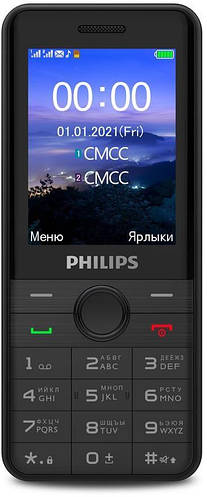 Мобильный телефон Philips Xenium E172 Black, цена 1499 грн — Prom.ua (ID#1583468389)