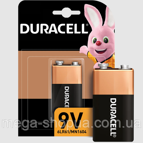 Купить Батарейка крона DURACELL Basic + 40% Alkaline Battery 9V ...