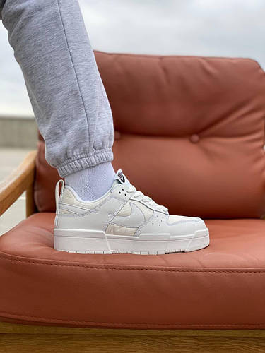 Купить Nike Dunk белые женские кроссовки. Классные женские кроссы Найк ...