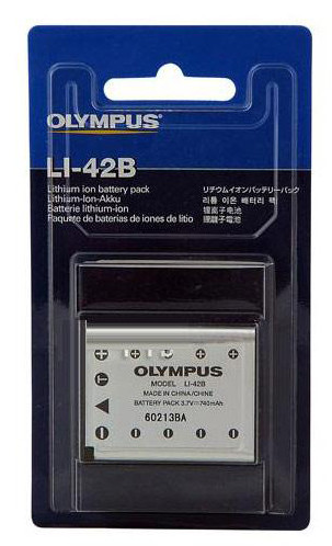 Аккумулятор для фотоаппаратов OLYMPUS - аккумулятор (Li-42B, Li-40B, EN ...