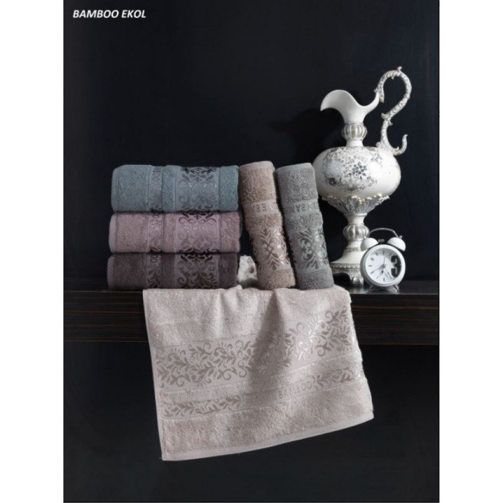 Рушники бамбук Cestepe Ekol Turkey 6шт - купити за найкращою ціною в ...
